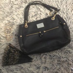 Nicole by Nicole Miller | Bags | Nwot Nicole Miller Black Shoulder Bag ...